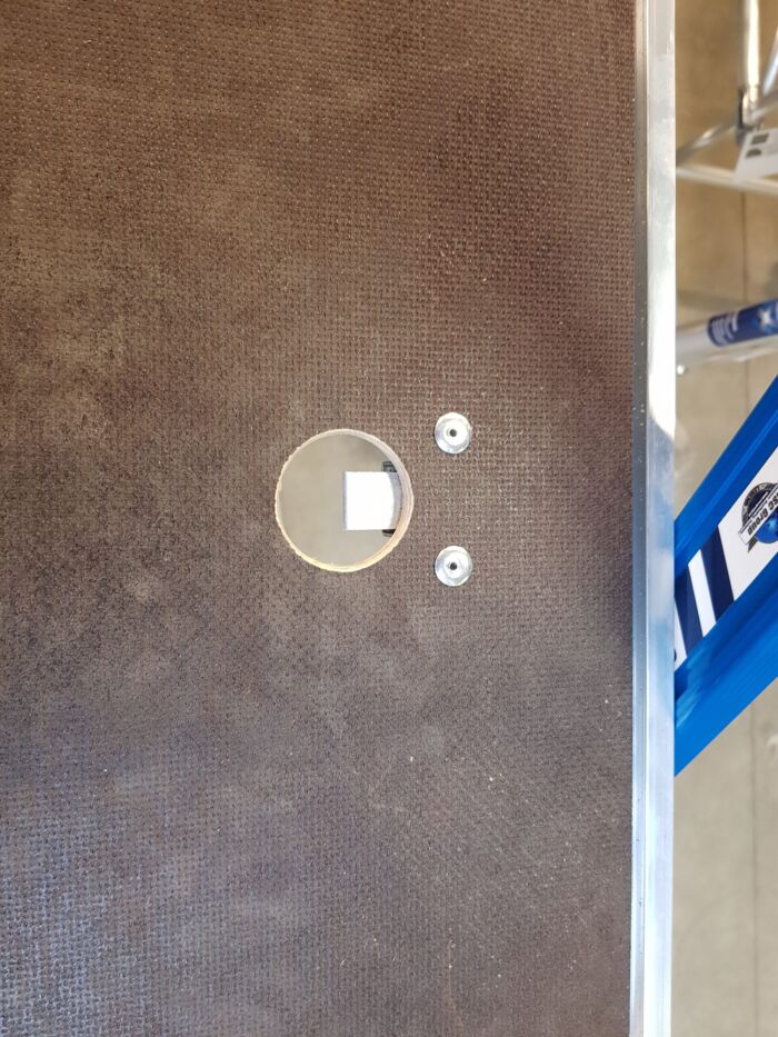 Wooden platform with hatch 4.00 mtr - VDSTEENXXL