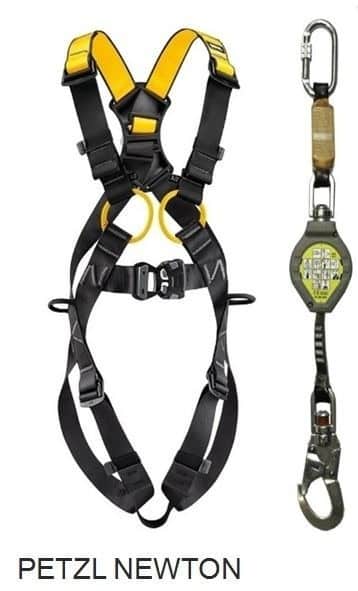 AWP set with harness Petzl Newton and Lanex fall arrest device - size S ...