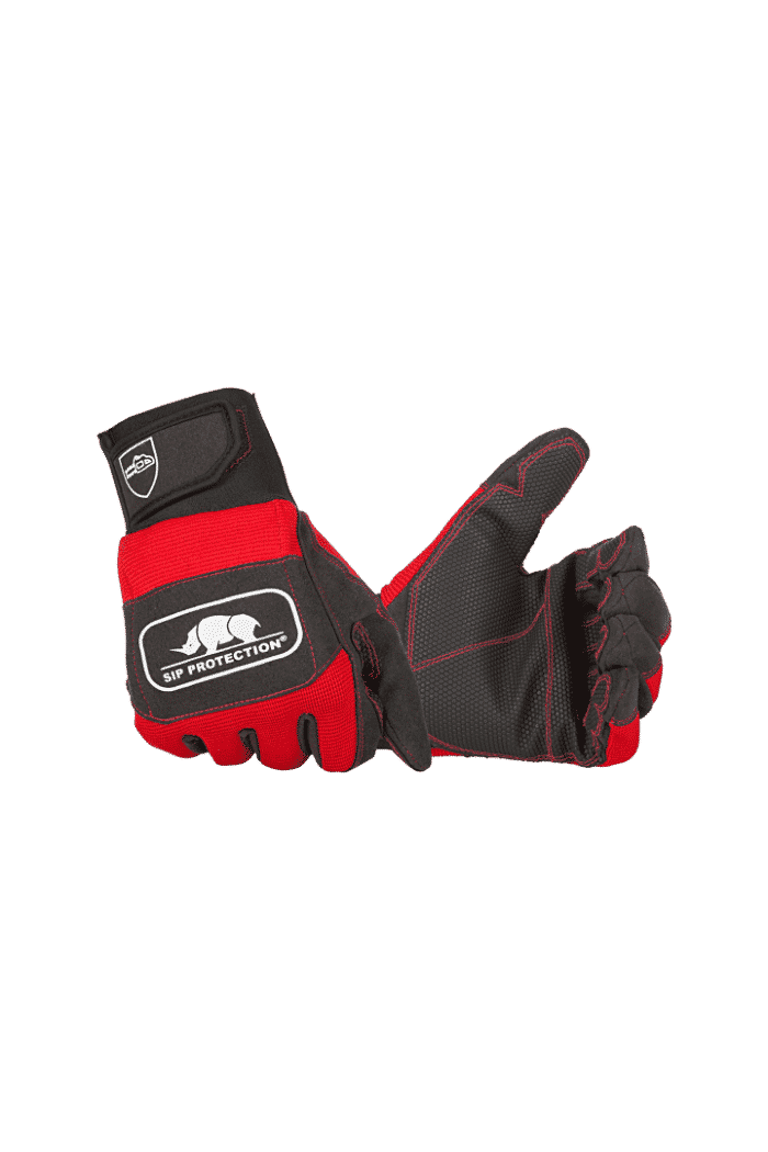 SIP Protection chainsaw glove 2XD3 red/black - VDSTEENXXL
